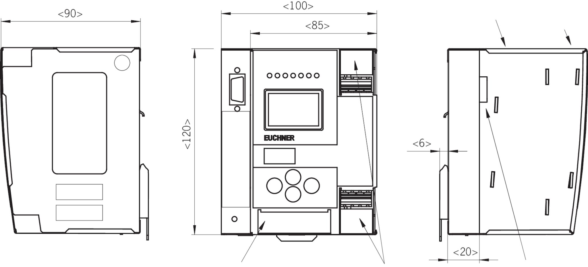 GMOX-PR-22DN-C16 ASi系统安全监控器，配有集成网关GMOx | EUCHNER – More than safety.
