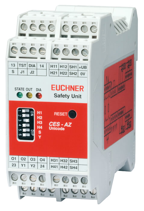 CES-AZ-AES-04B Evaluation unit CES-AZ-AES-04B (for 4 read heads) | EUCHNER – More than safety.