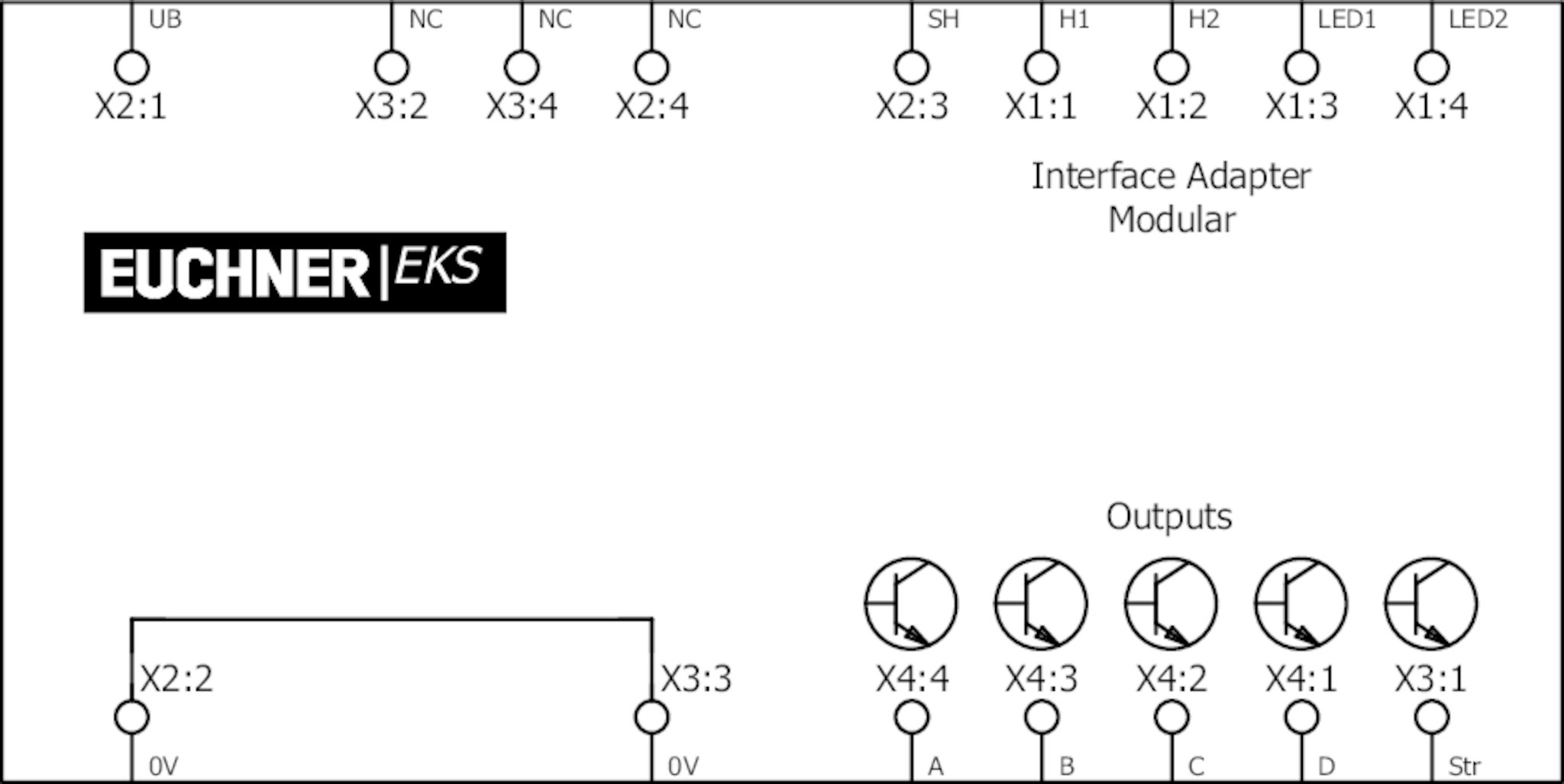 EKS-A-APB-G08 인터페이스 어댑터 EKS Light modular(작동 상태 0만을 지원합니다) | EUCHNER ...