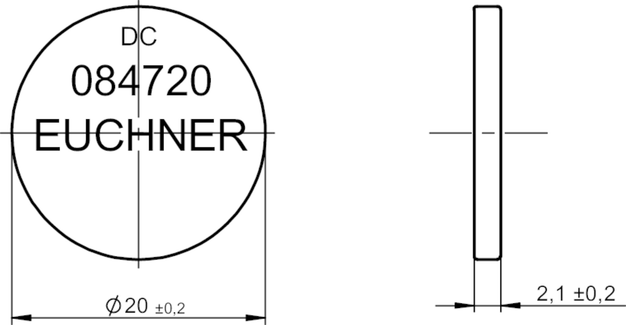CES-A-BDA-20 CES-A-BDA触发块 | EUCHNER