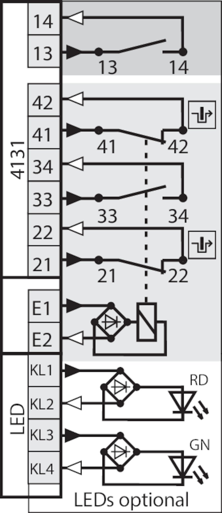 TP3-4131A024L024M Safety switch TP with door monitoring contact ...