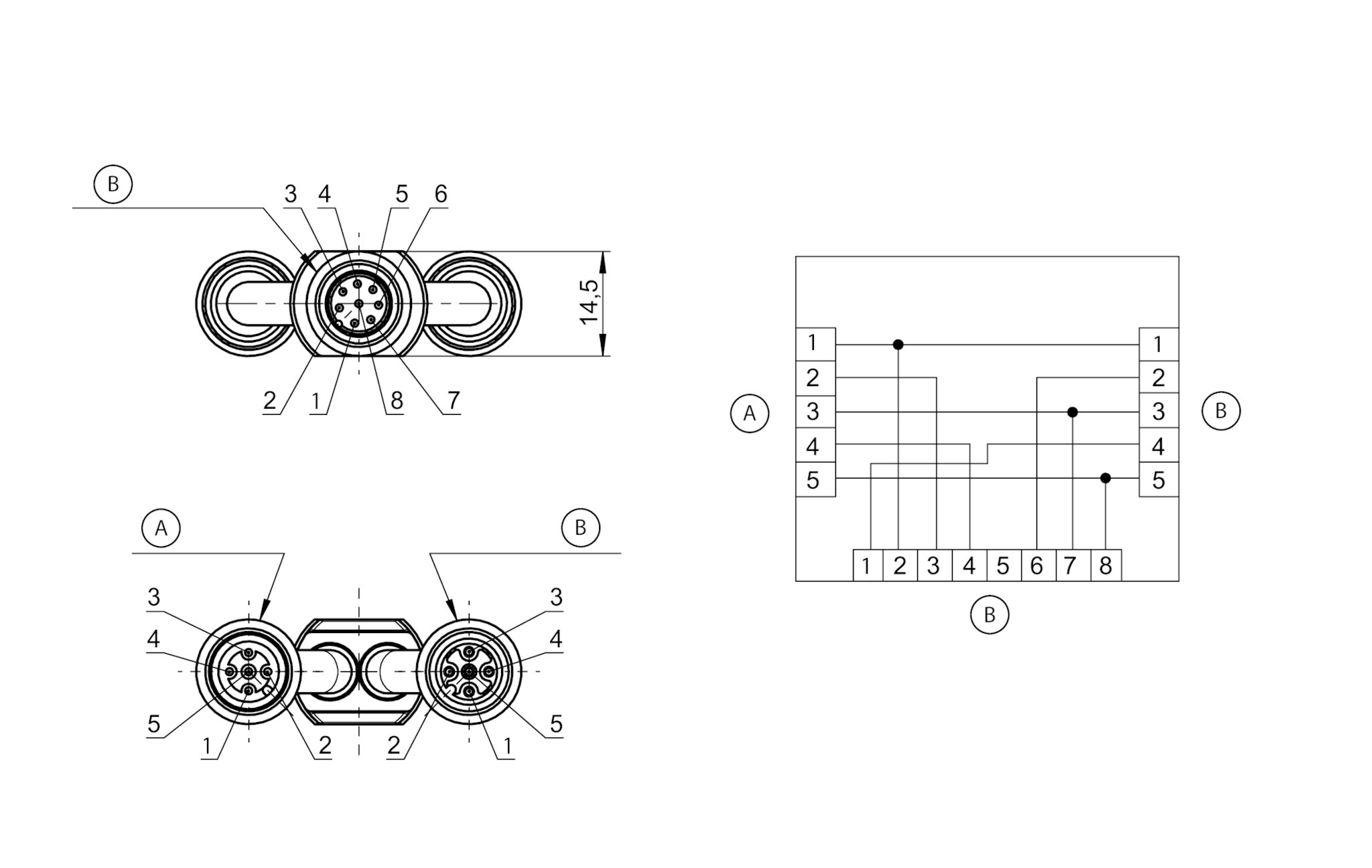 AC-YD-V1,0-SBB-112395 Y-distributor M12 with connecting cable, without ...