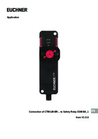 ESM-BA301 Basic device ESM-BA3.., 3 safety contacts, 1 auxiliary contact, cat. 4 | EUCHNER ...